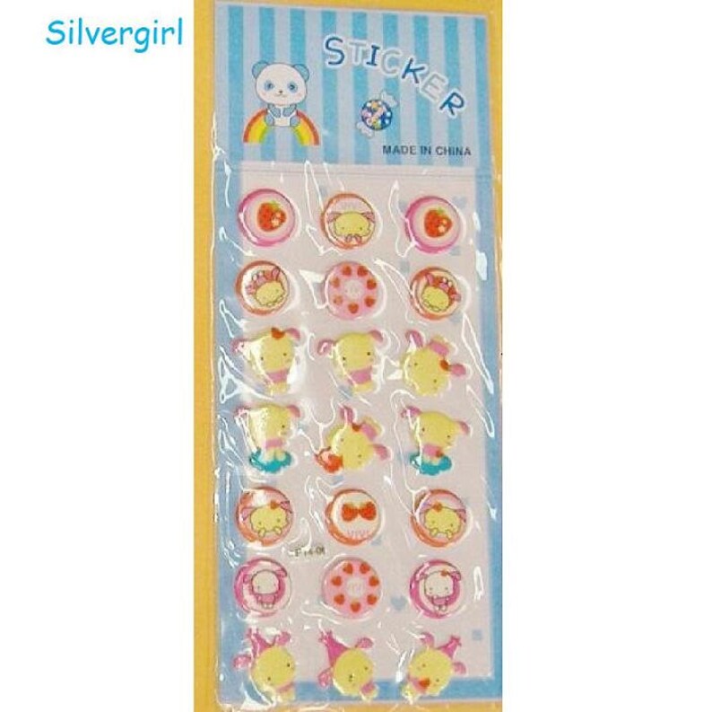 Crafting Stickers 4 Choices Puffy Jelly Look Scrapbooking Birthday ...