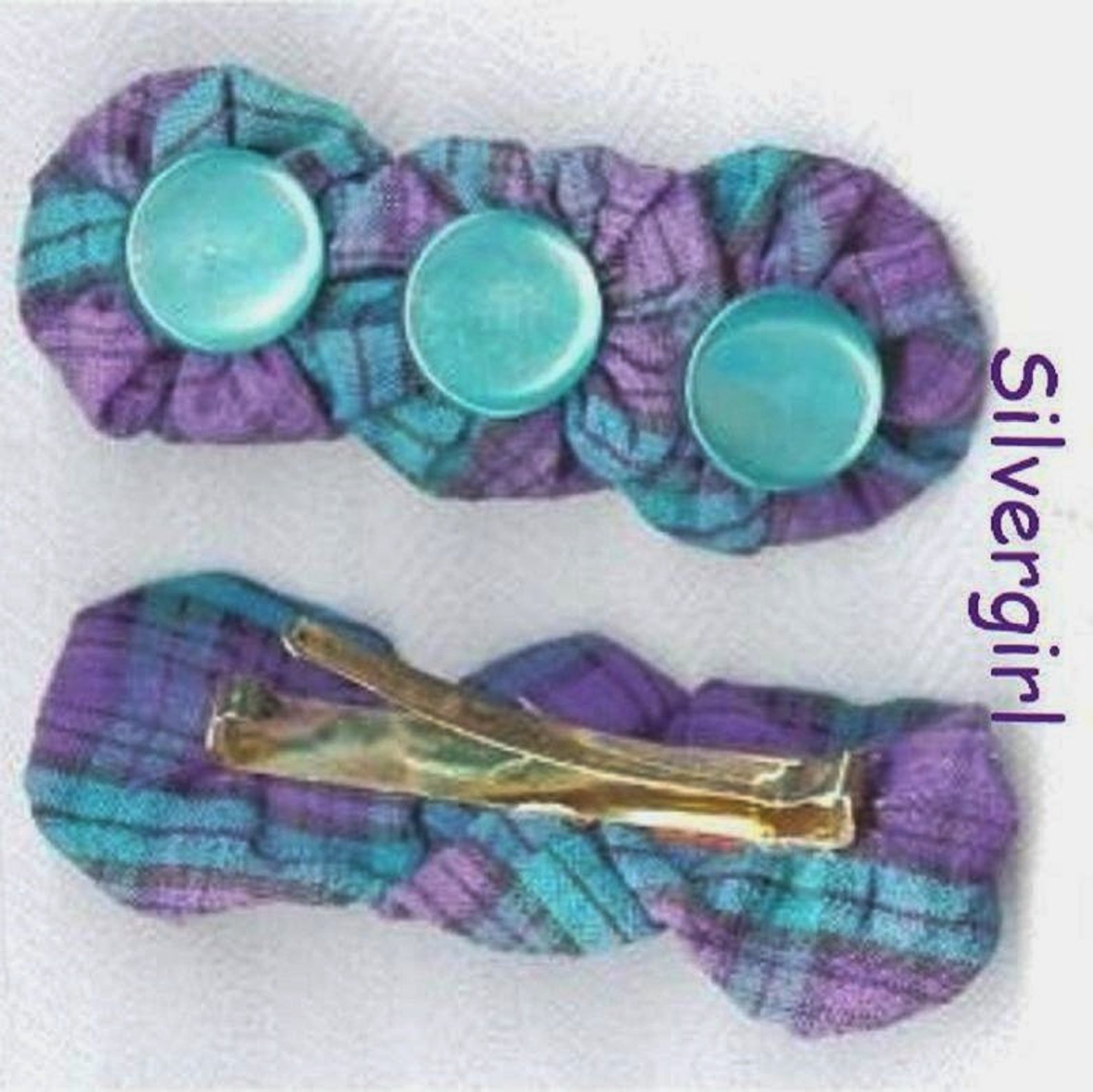 Hand Created Large Colorful Hair Spring Clips Choose Style/color - Etsy