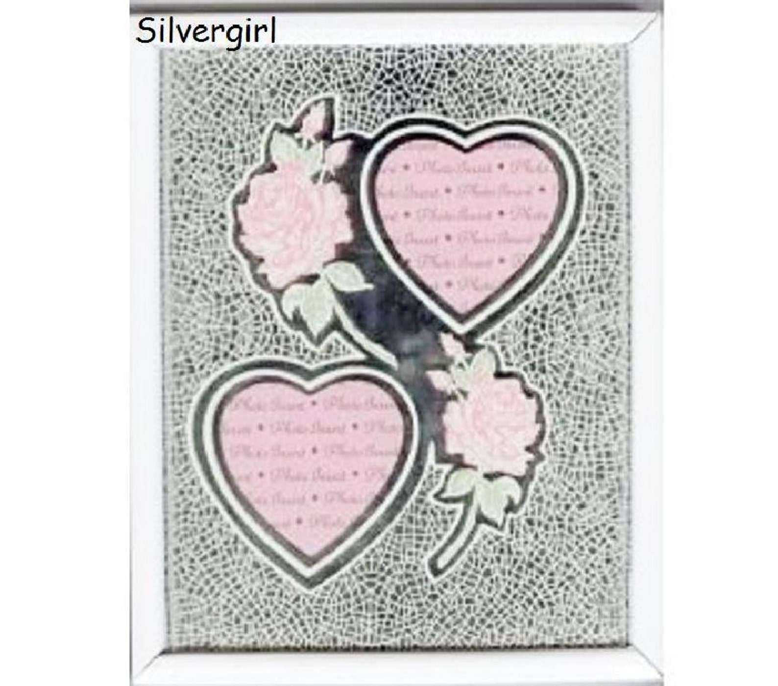 Stunning Mirror Picture Frame Etched Heart 8x10 - Etsy