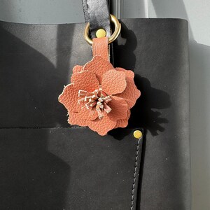 Everbloom Leather Flower Large Peach Fizz - Etsy