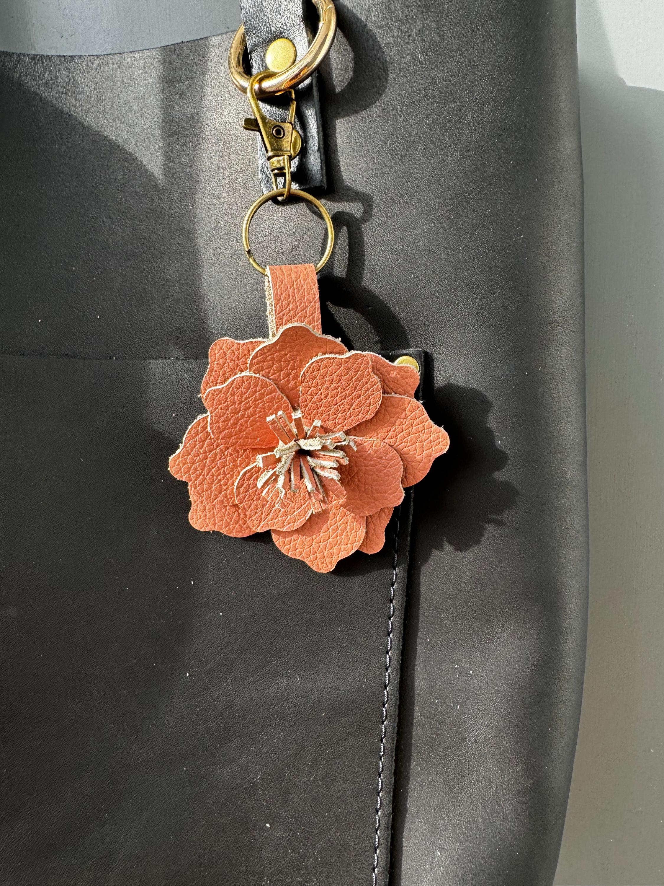 Everbloom Leather Flower Large Peach Fizz - Etsy