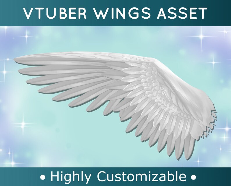 Vtuber Wings Asset | Live 2D | Customizable - Etsy