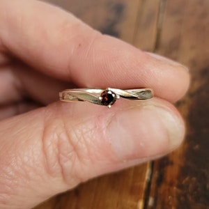 Chocolate Diamond Ring. 9ct White Gold & Chocolate Diamond Solitaire ...