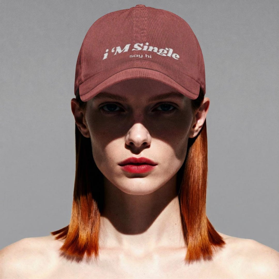 I’m Single Say Hi, Unisex Cap, Gym Wear, Streetwear Hat, Gift for ...