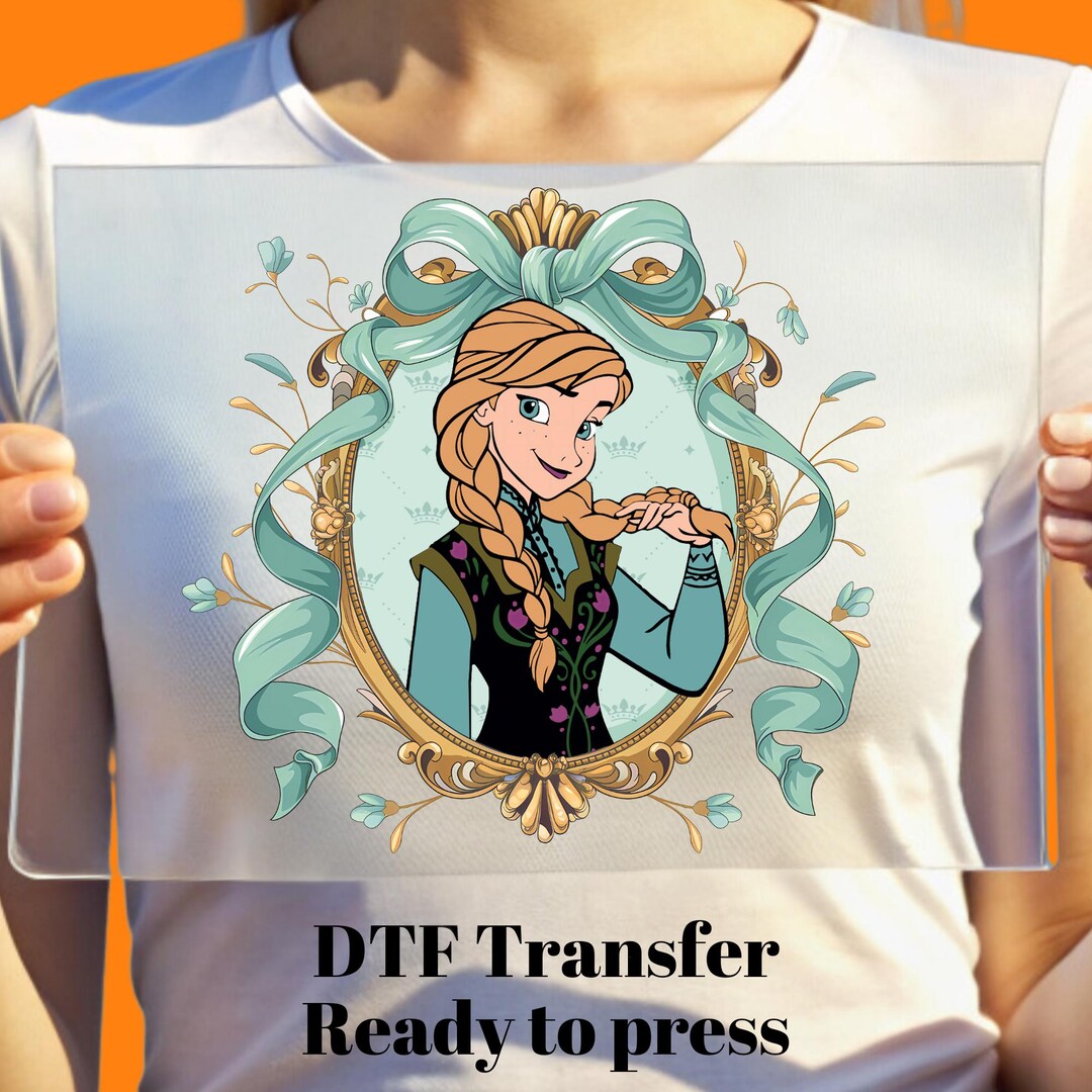 Disney Princess DTF Transfer, Disney Characters Ready for Press, Bulk ...