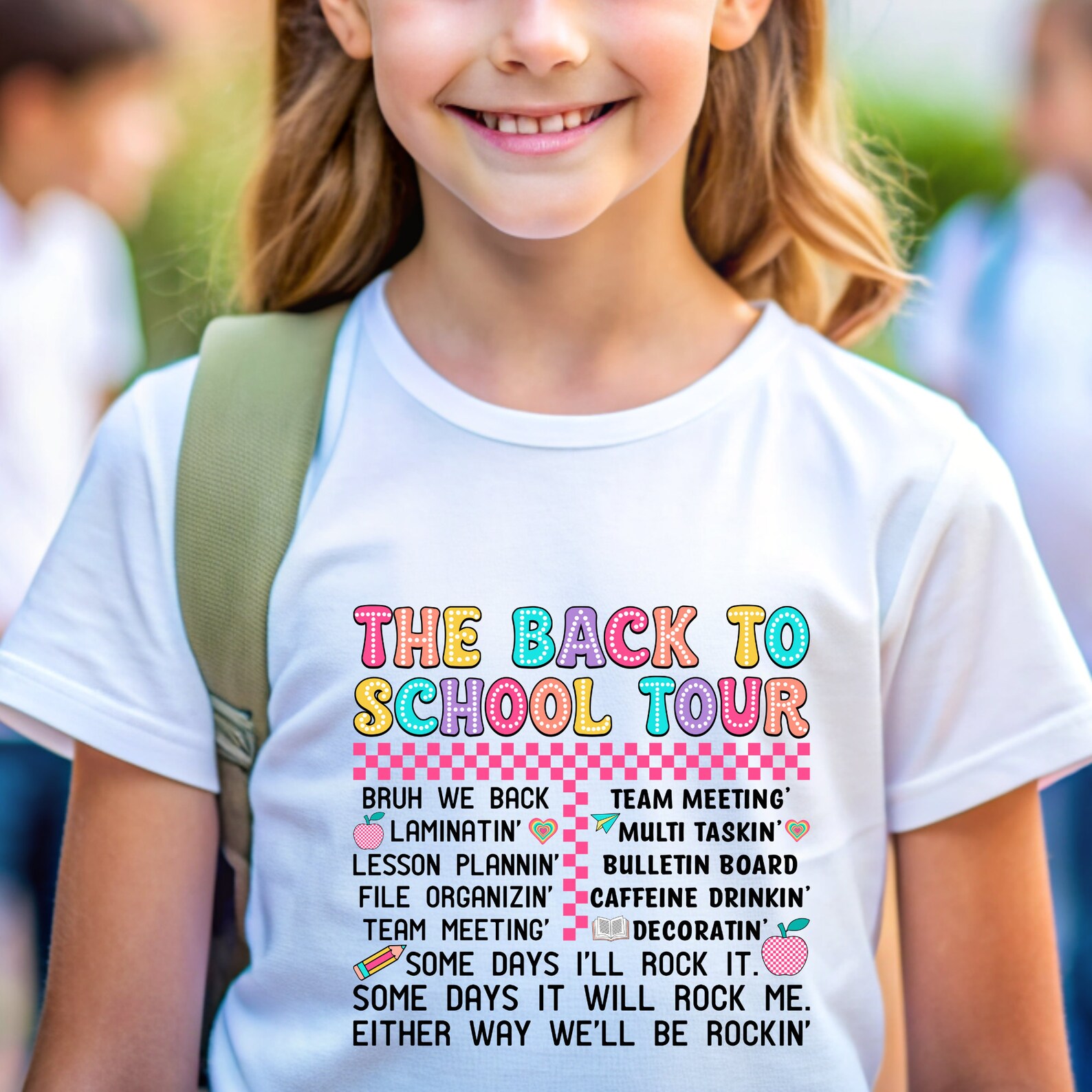 Back to School DTF Transfer 2024, First Day of School Ready to Press ...