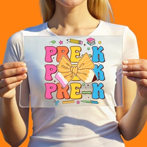 Back to School DTF Transfer 2024, First Day of School Ready to Press ...