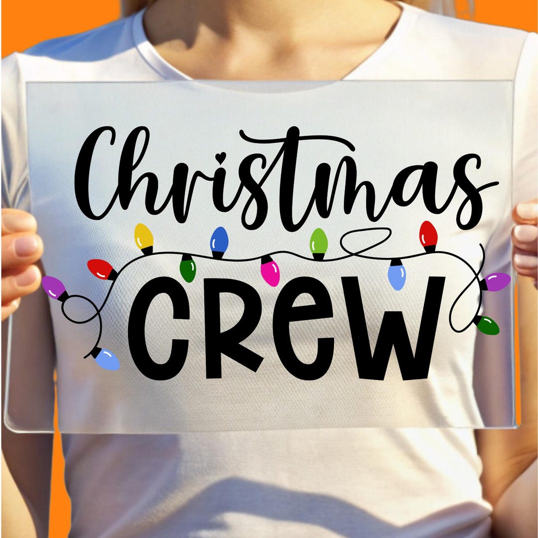Christmas Crew DTF Transfers, Ready to Press, Bulk Dtf Transfer, Gang ...