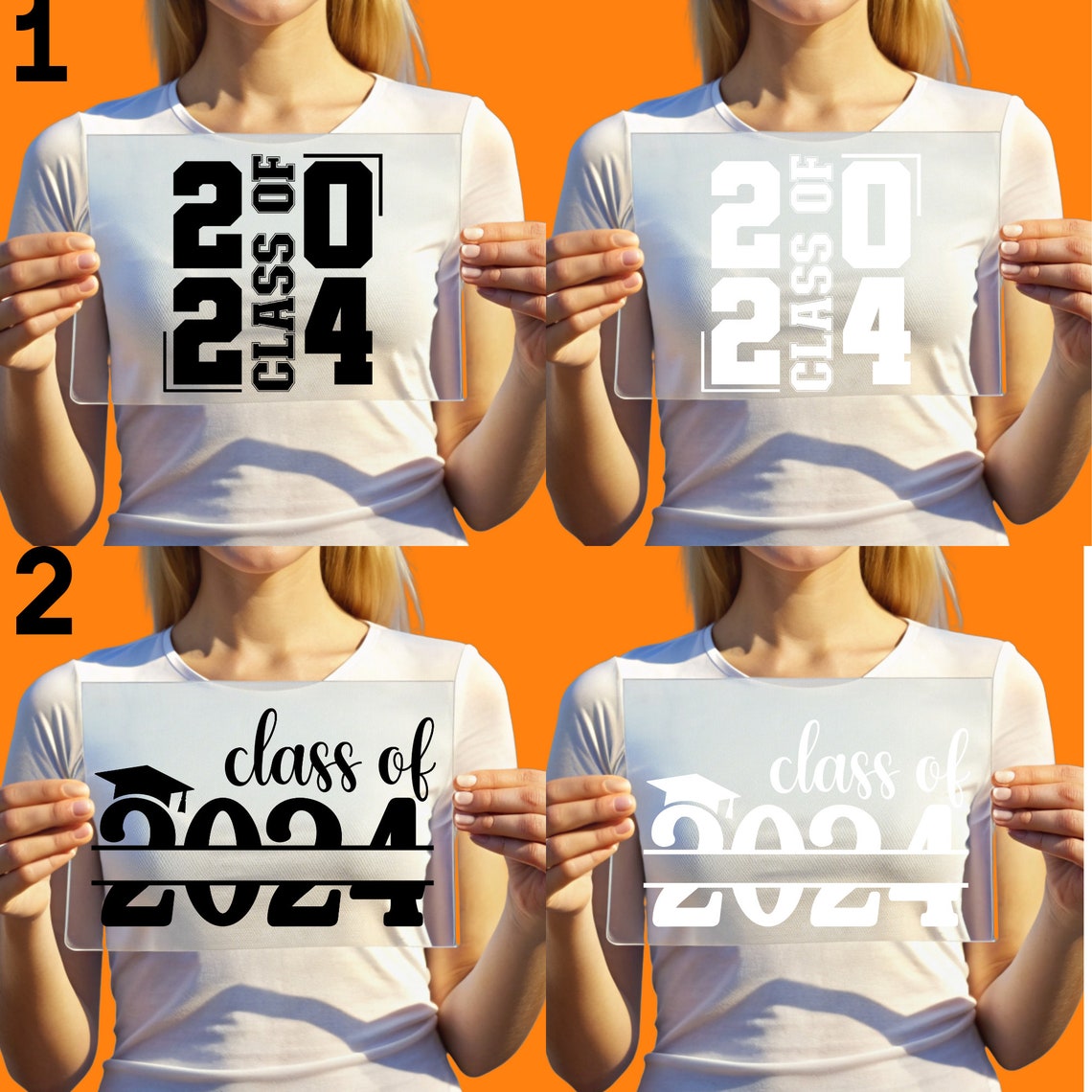 Class of 2024 Graduate Dtftransfer, Custom 2024 Graduate Ready to Press ...