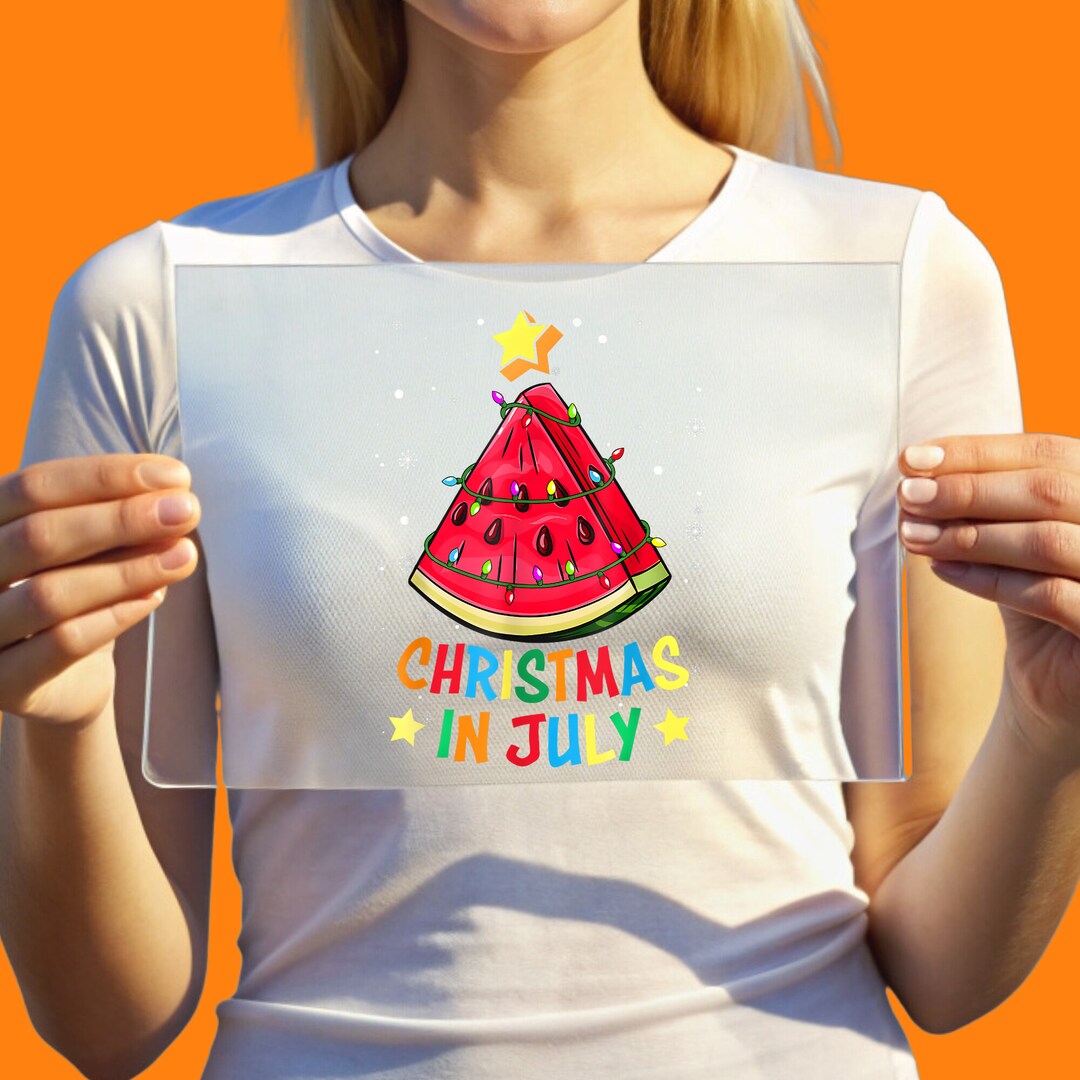 Christmas in July DTF Transfer, Ready for Press, Bulk Dtf Transfer ...