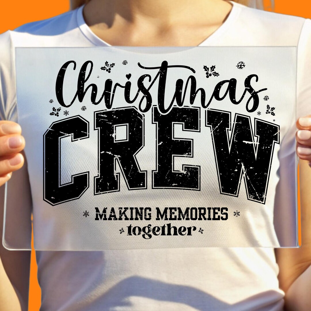 Christmas Crew DTF Transfers, Ready to Press, Bulk Dtf Transfer, Gang ...
