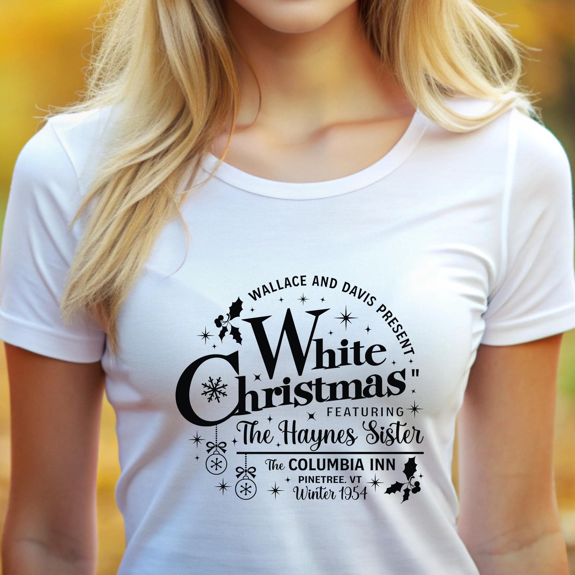 White Christmas Ready to Press, DTF Transfers, Bulk Dtf Transfer, Gang ...