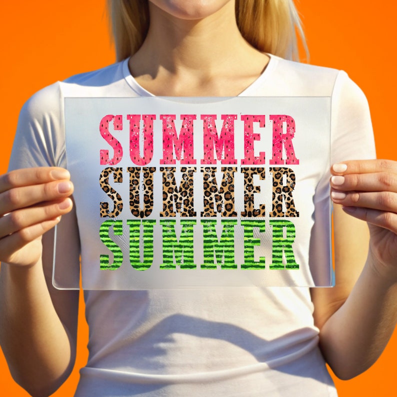 Full Color DTF Transfer, Popular Summer Prints, Ready to Press ...