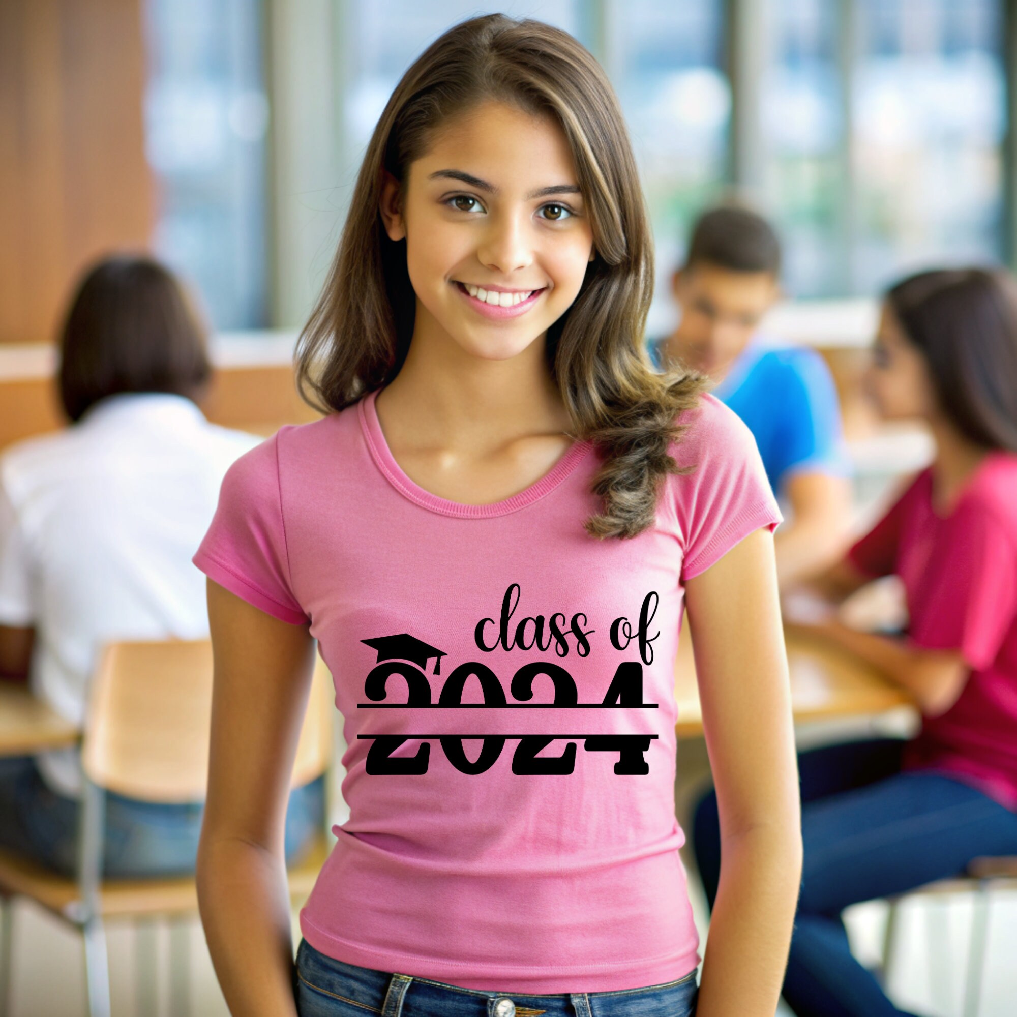 Class of 2024 Graduate Dtftransfer, Custom 2024 Graduate Ready to Press ...