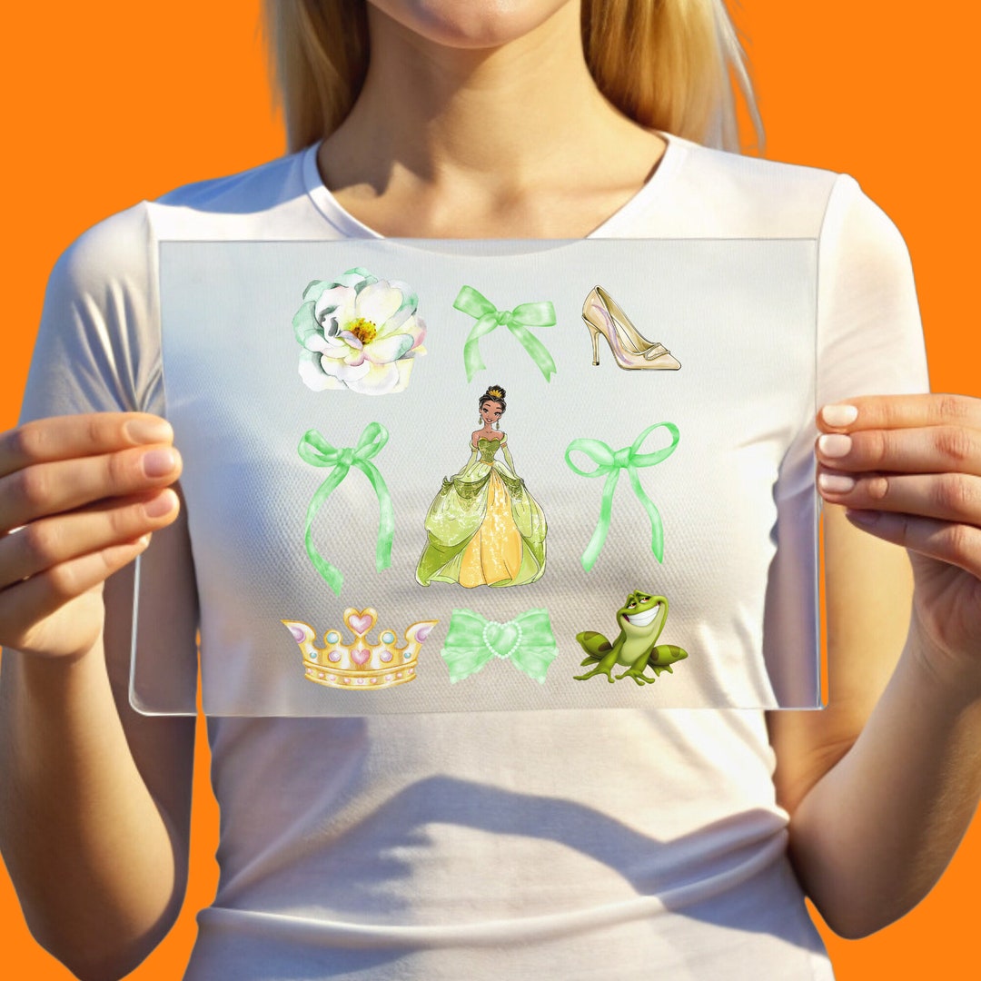 Disney Princess DTF Transfer 2024, Watercolor Disney Ready for Press ...