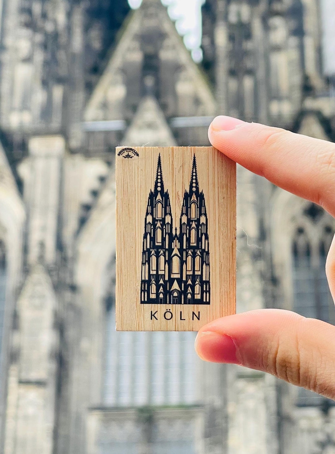 Cologne Cathedral - Bamboo Magnet - Etsy