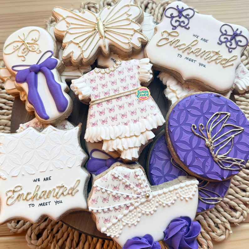 Enchanted to Meet You Baby Shower Sugar Cookies - Etsy