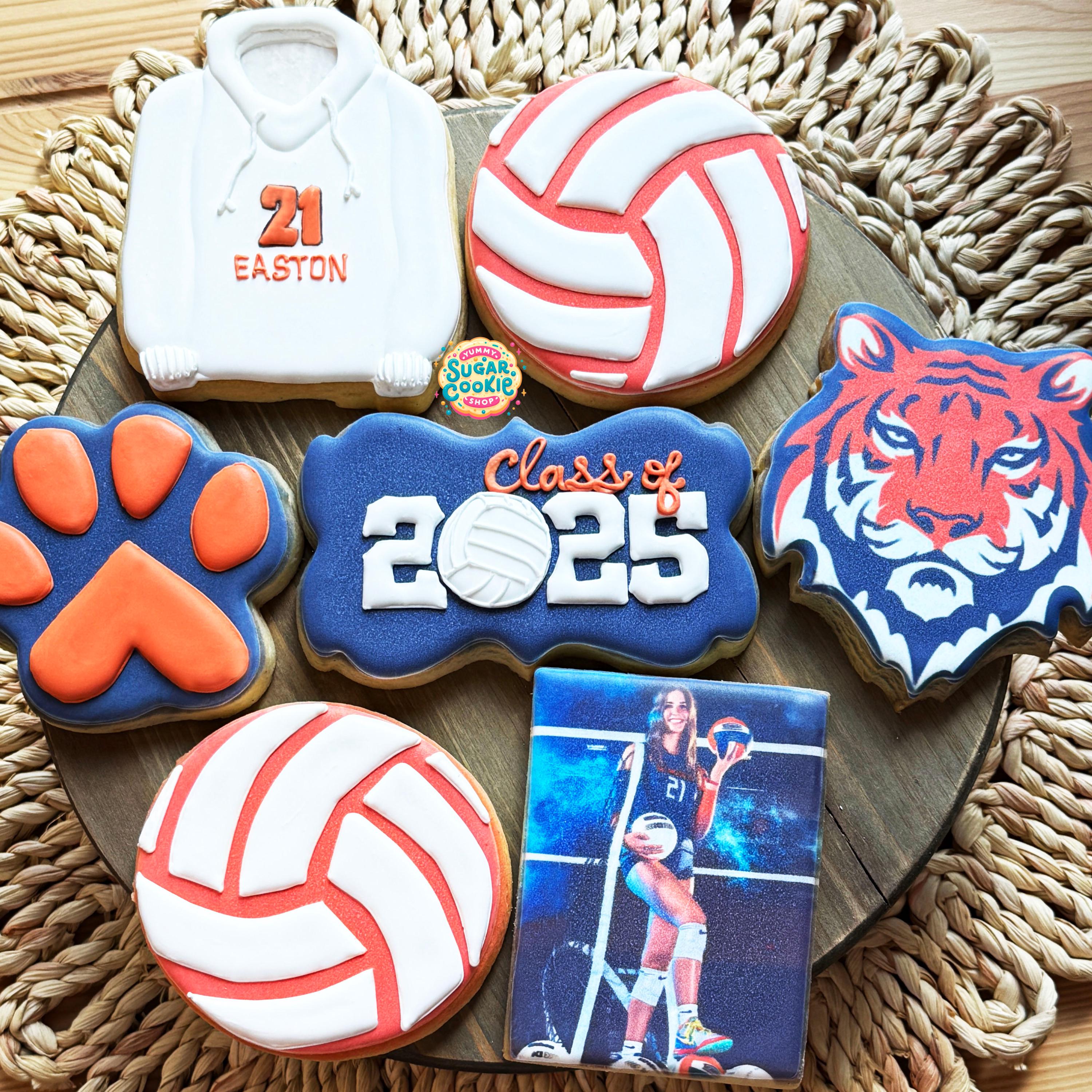Senior Night Sports Sugar Cookies-customizable for Any Sport! - Etsy