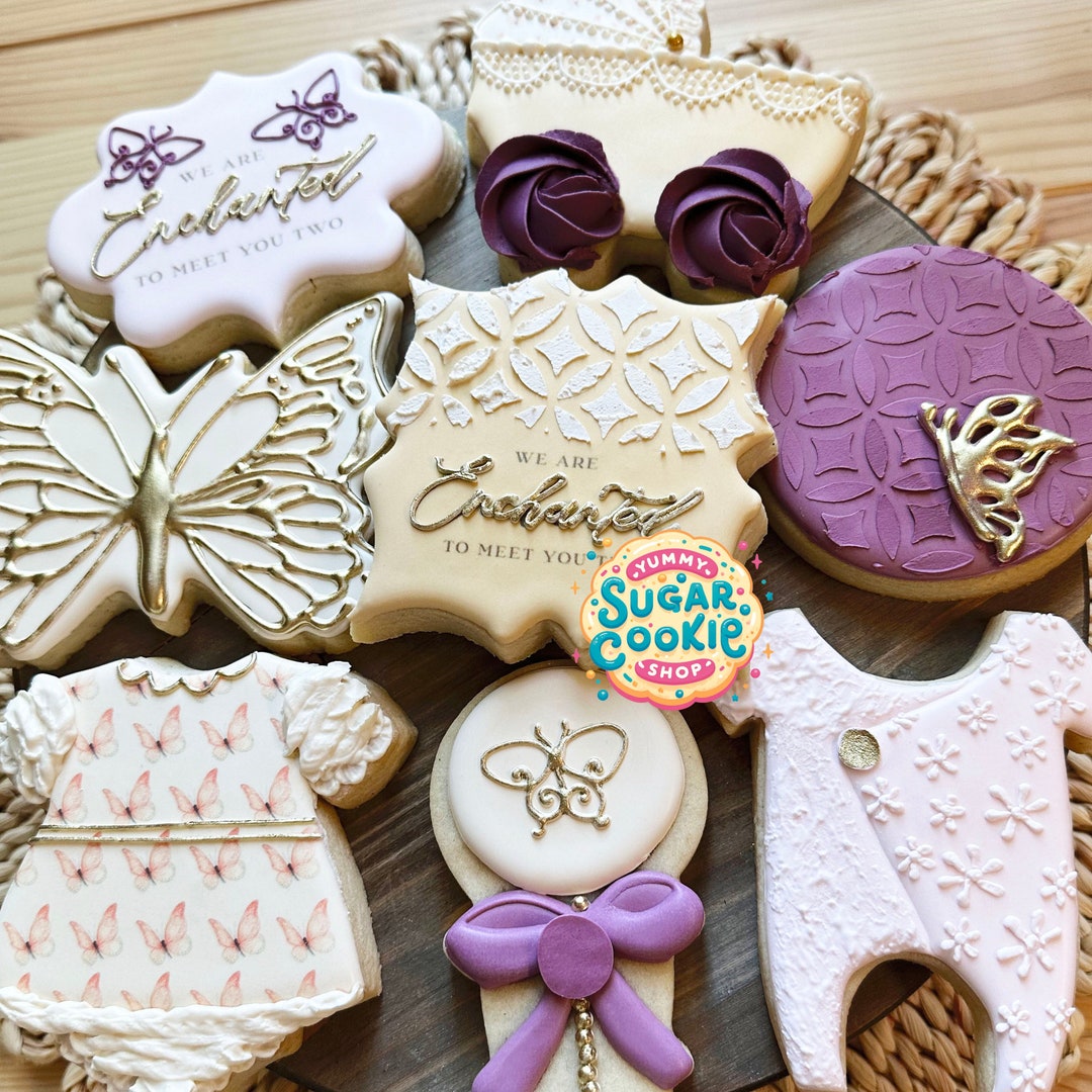 Enchanted to Meet You Baby Shower Sugar Cookies - Etsy
