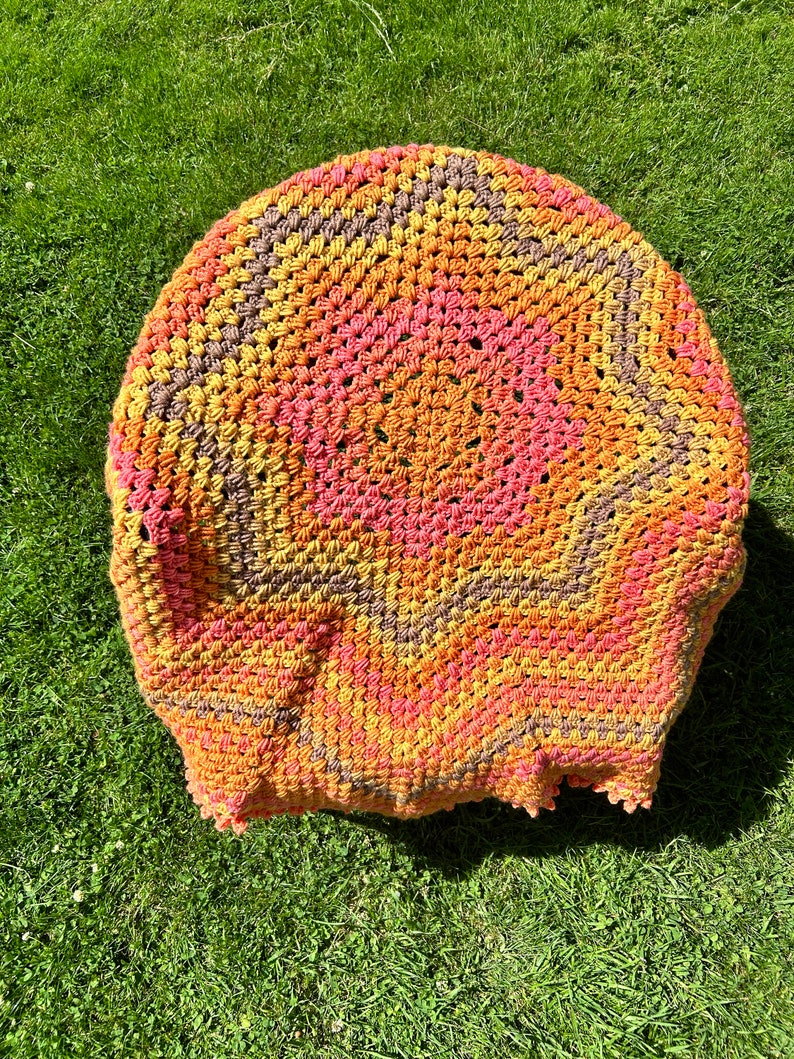 Bursting Star Crochet Afghan - Etsy