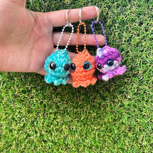 Crochet Octopus Keychain - Etsy