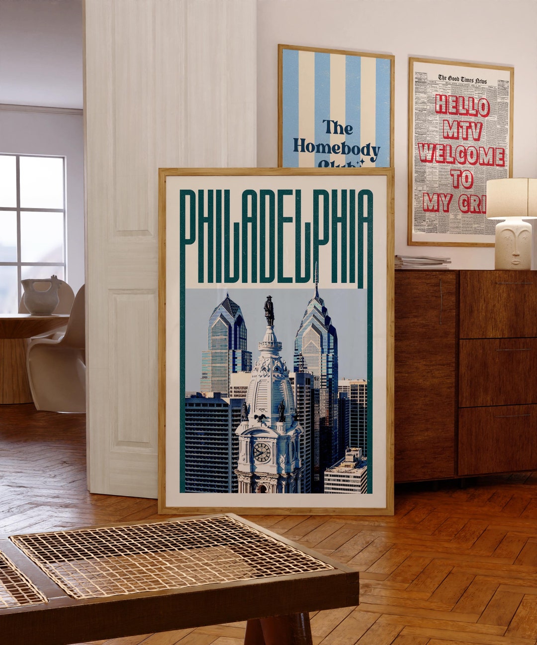 Philadelphia Wall Art Print, Philadelphia Poster, Philadelphia Skyline ...