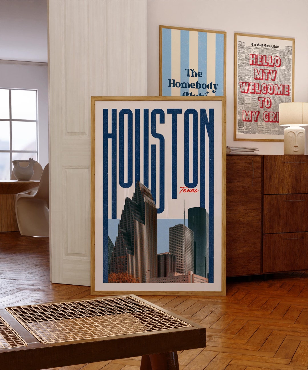 Houston Wall Art Print, Houston Poster, Houston Art Print, Houston ...
