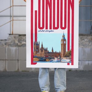 London Wall Art, London Poster, London Art Print, London Skyline ...