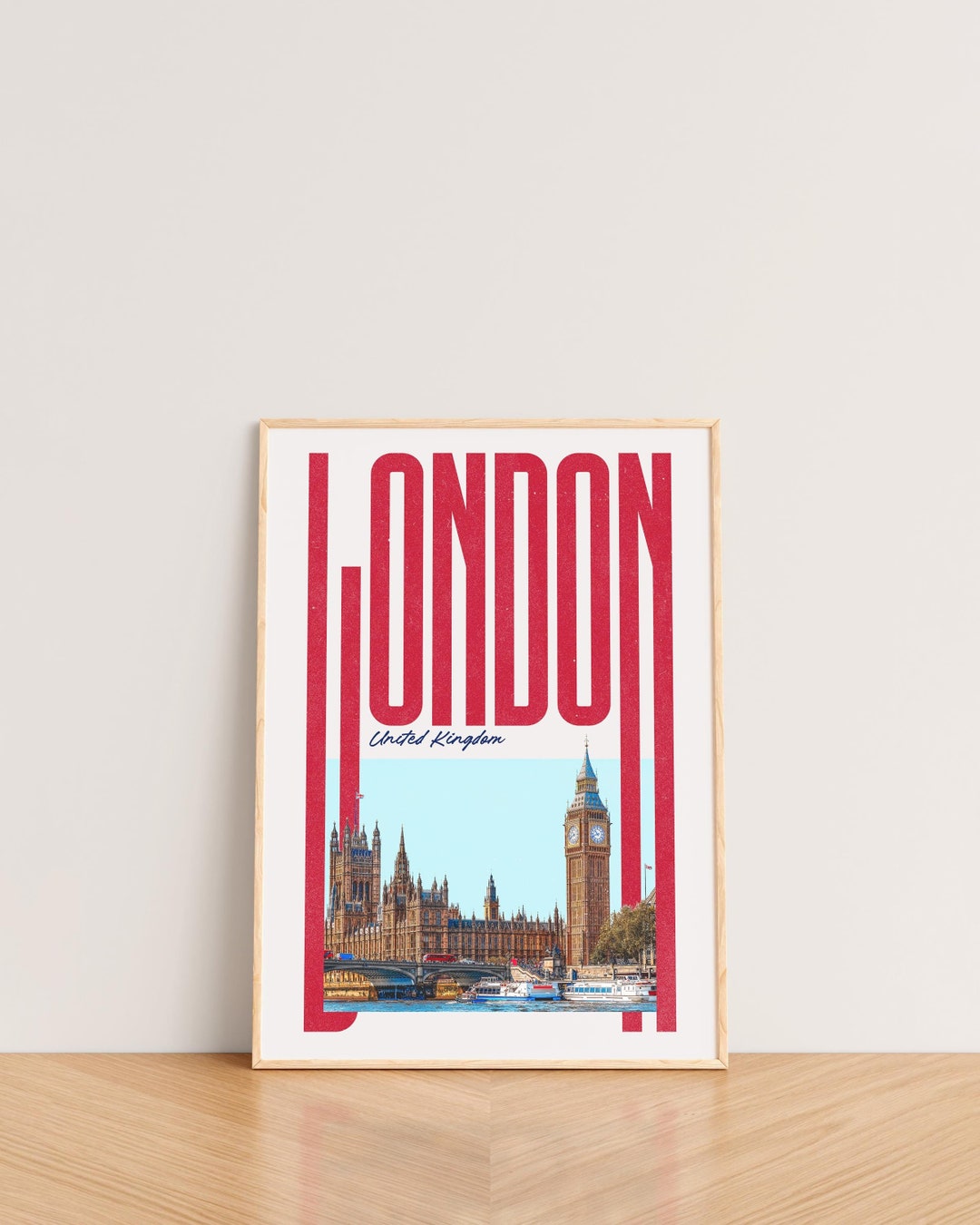 London Wall Art, London Poster, London Art Print, London Skyline ...