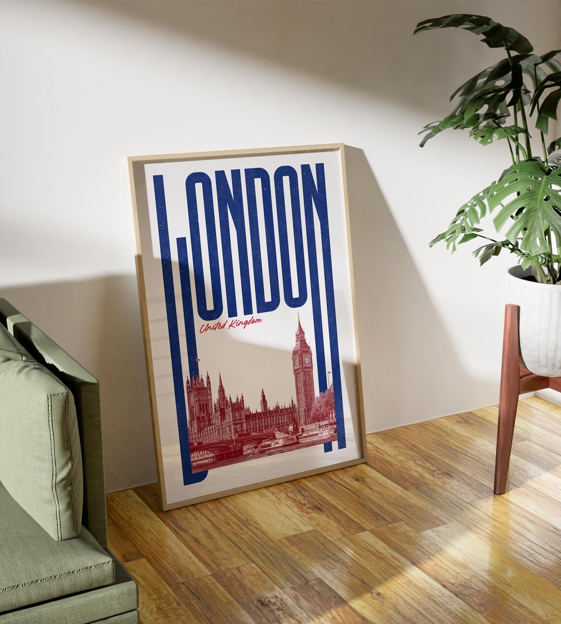 London Wall Art, London Poster, London Art Print, London Skyline ...