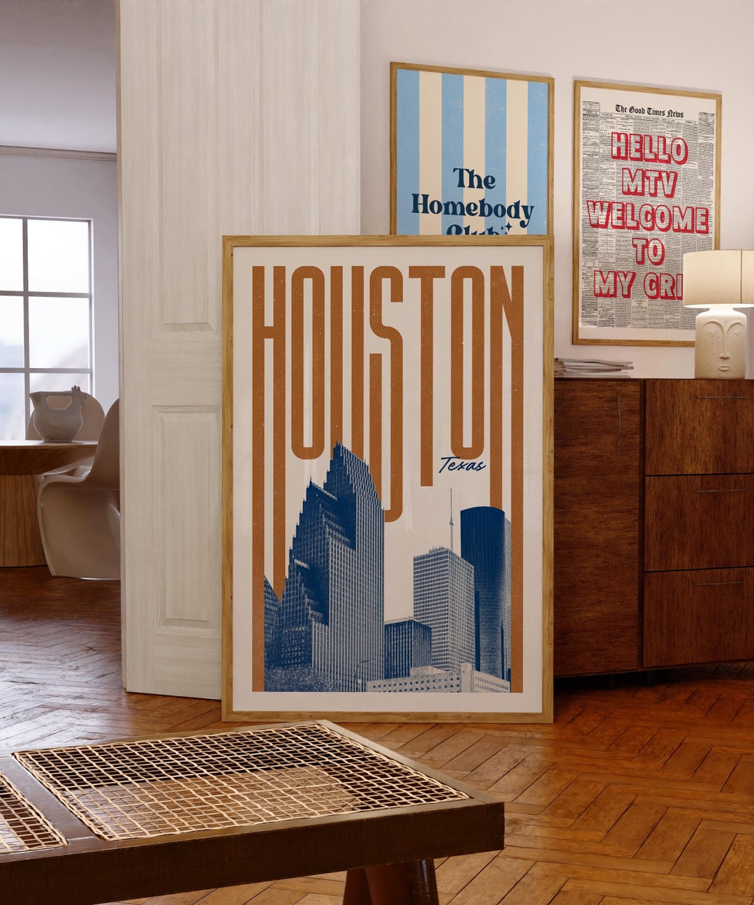 Houston Wall Art Print, Houston Poster, Houston Art Print, Houston ...
