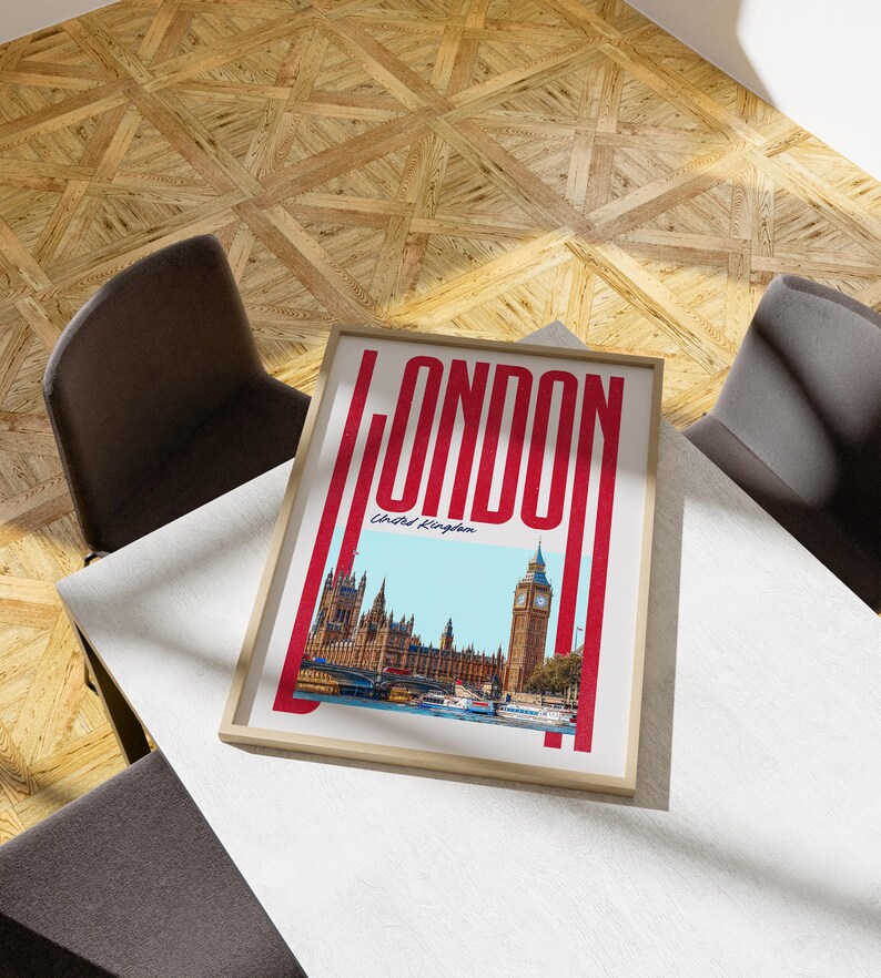 London Wall Art, London Poster, London Art Print, London Skyline ...