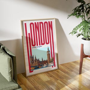 London Wall Art, London Poster, London Art Print, London Skyline ...