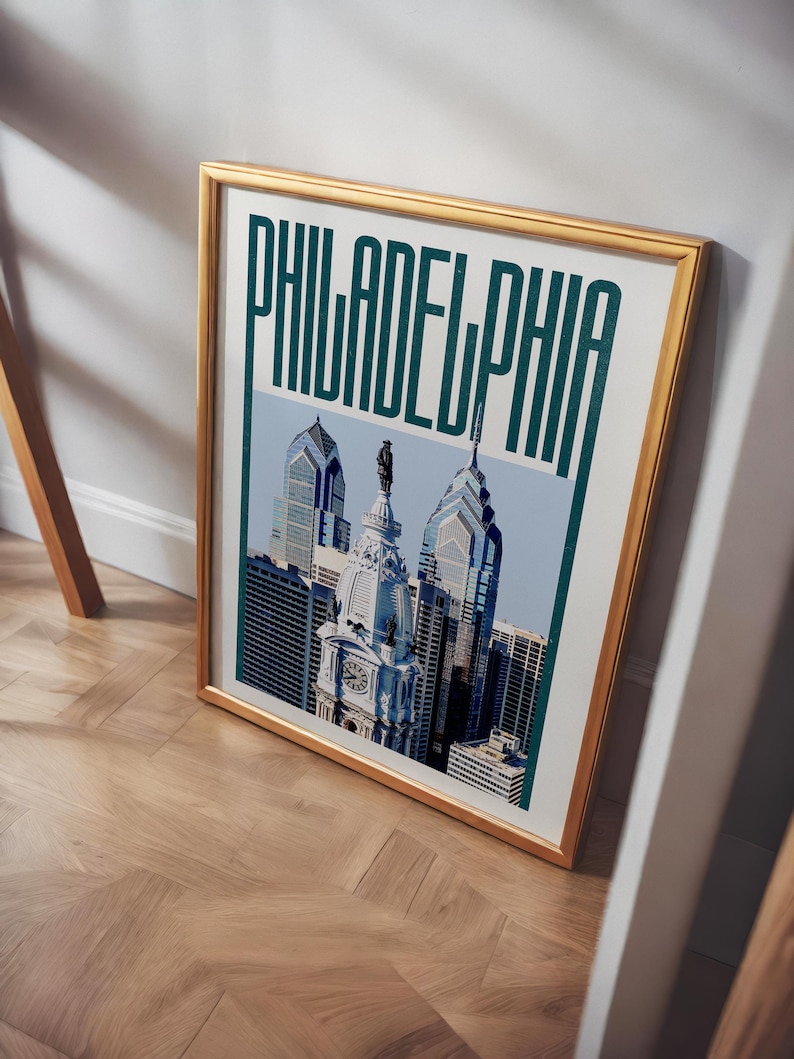 Philadelphia Wall Art Print, Philadelphia Poster, Philadelphia Art ...