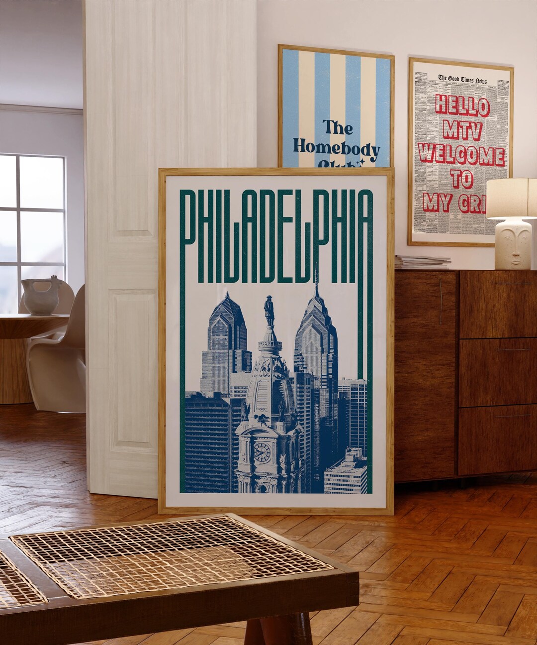 Philadelphia Wall Art Print, Philadelphia Poster, Philadelphia Skyline ...