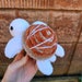 Cinnamon Bun Sea Turtle Plushie - Small - Stuffed Animal - Amigurumi ...