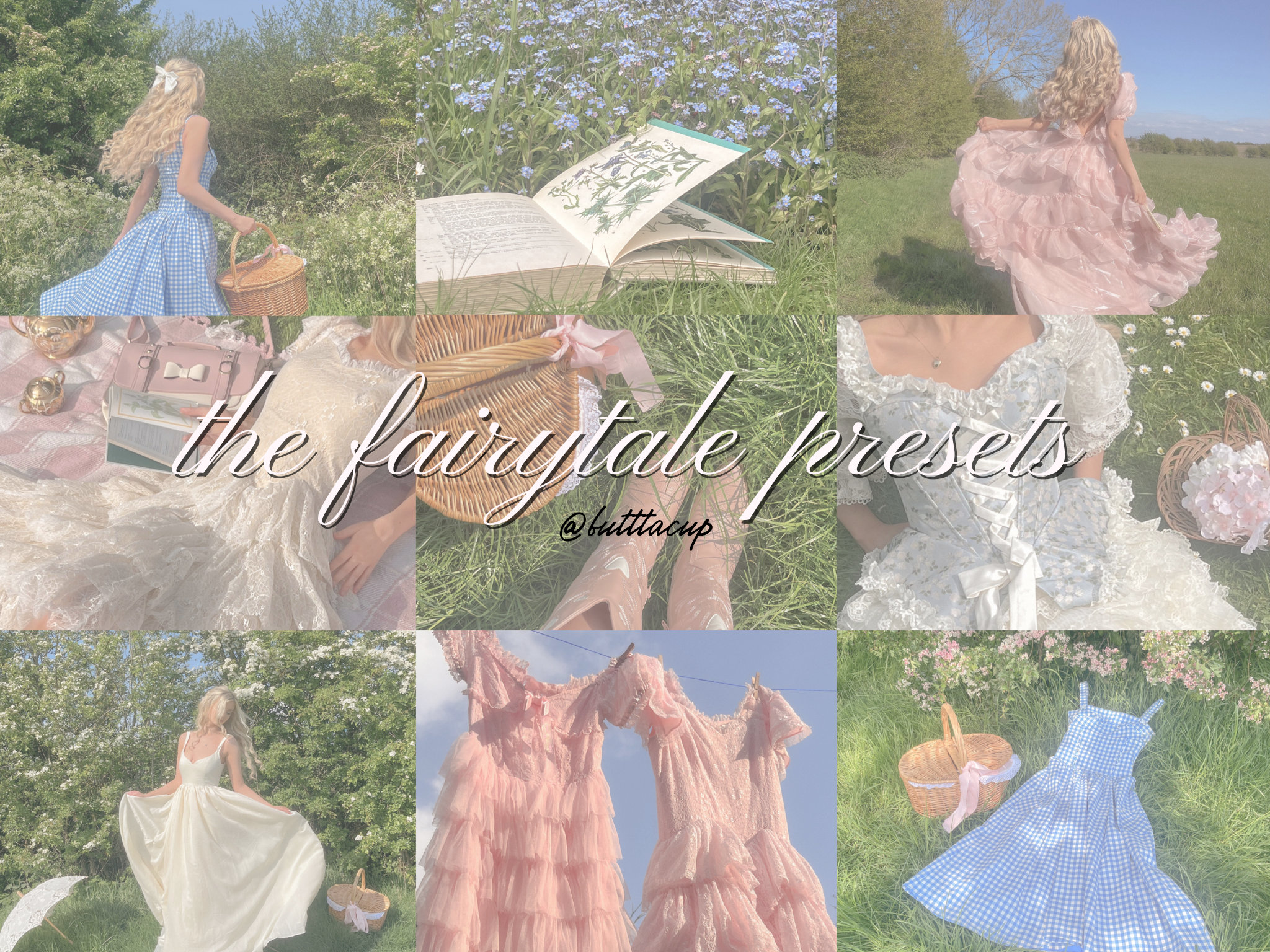 10 Fairytale Cottagecore Dreamy Aesthetic Presets for Lightroom, Mobile ...