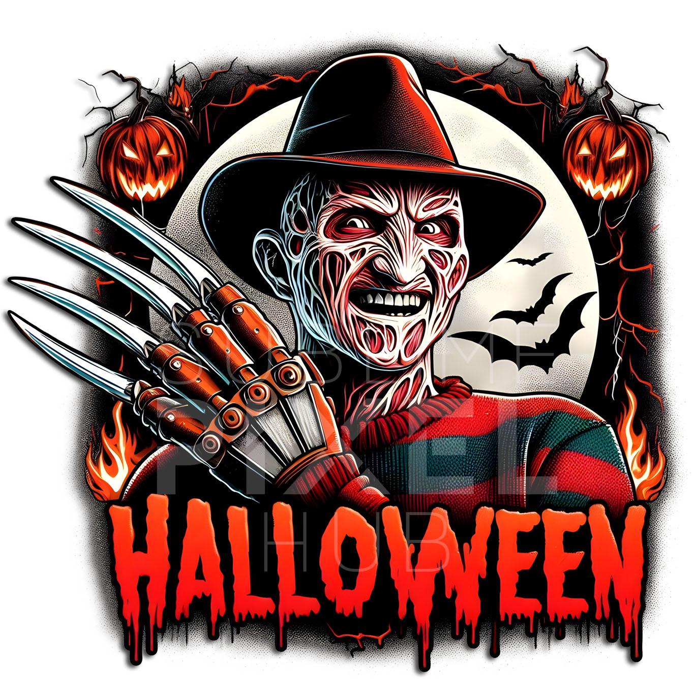 Freddy Krueger V3 Png, Png Files, Clipart, Halloween, Elm Street ...
