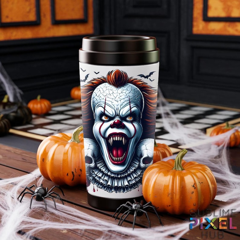 Pennywise With Skulls Png, Png Files, Clipart, Halloween, Pennywise ...