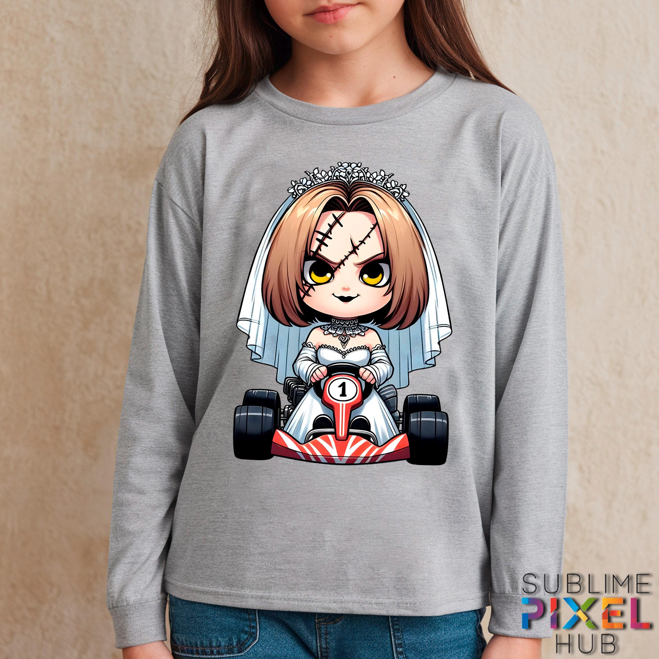 Chibi Horror Racers Png, Png Files, Clipart, Chibi, Halloween, Kids ...