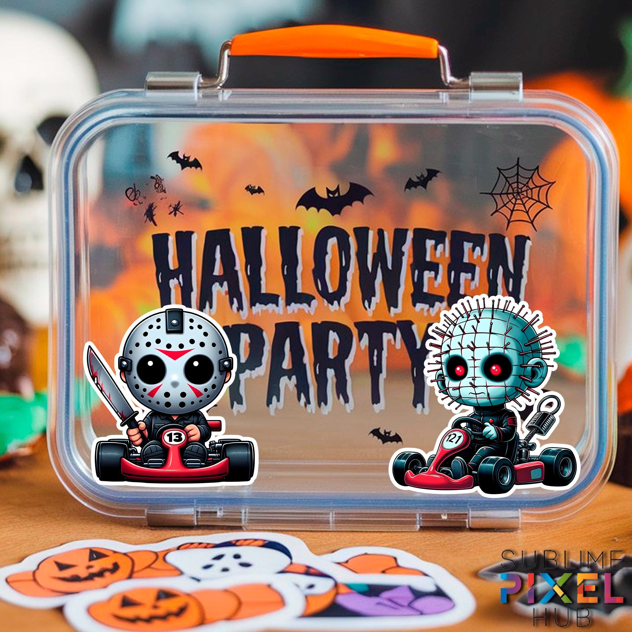 Chibi Horror Racers Png, Png Files, Clipart, Chibi, Halloween, Kids ...
