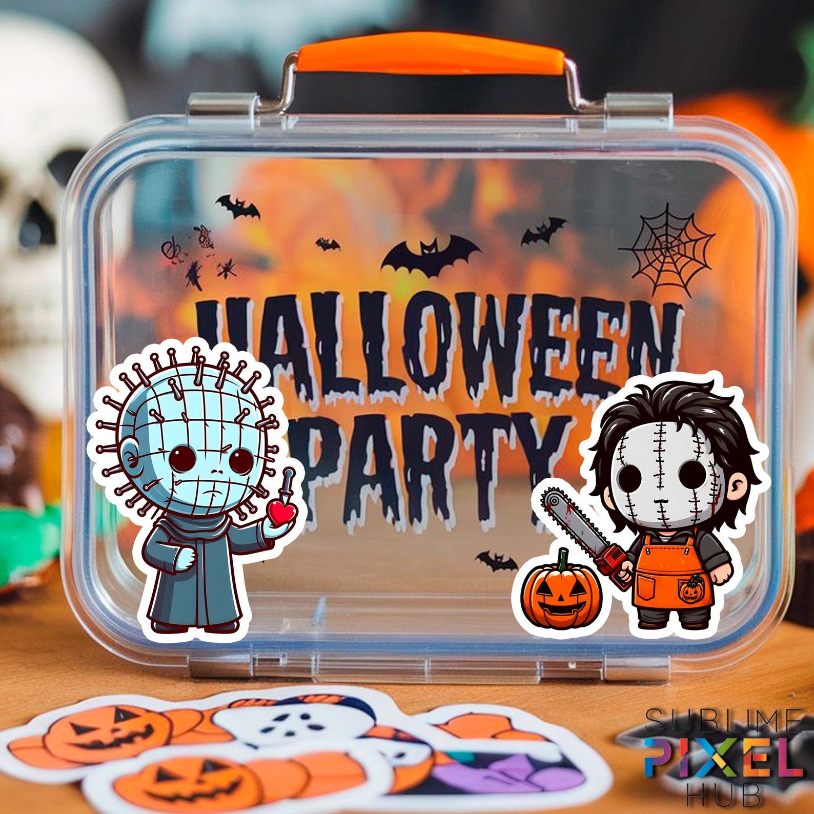 Chibi Horror Movie Icons Png, Png Files, Clipart, Chibi, Halloween ...