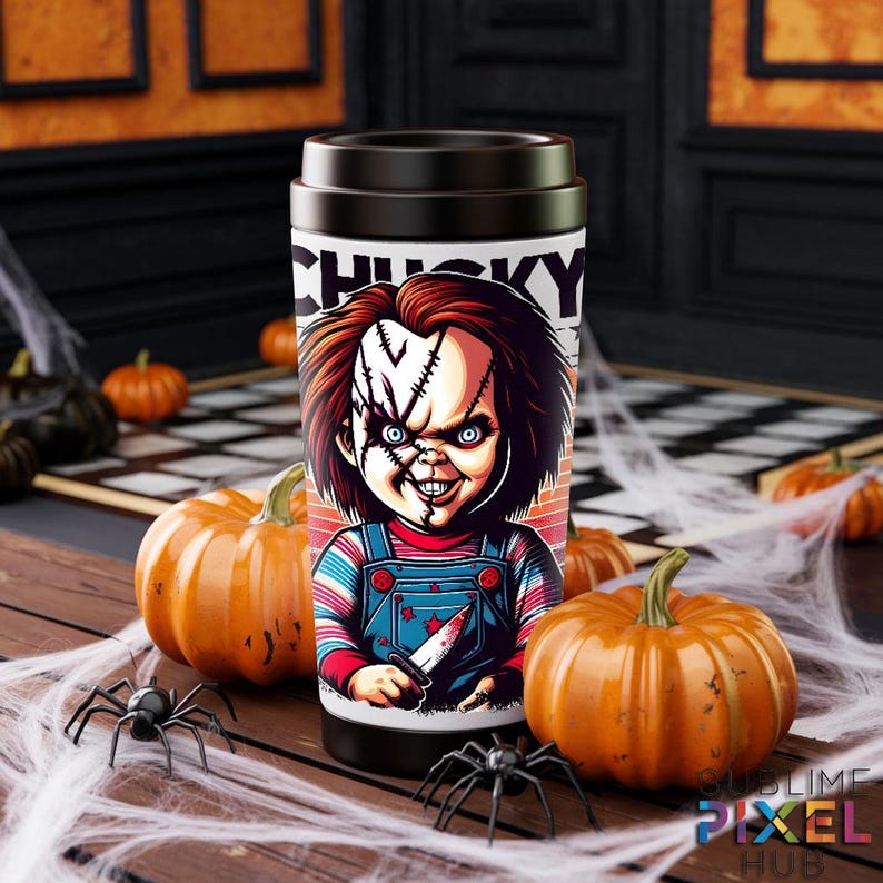 Chucky Halloween PNG Clipart: Transparent Background Design (digital ...
