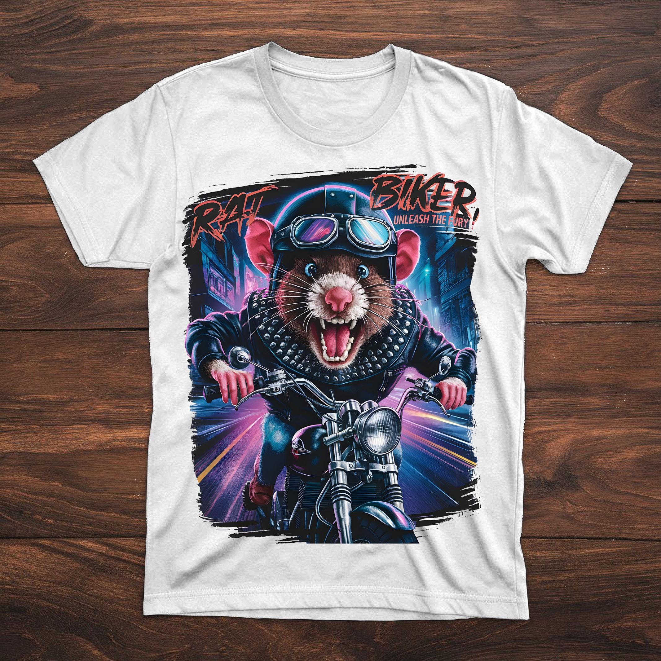 Rat Biker Motorcycle PNG, Transparent Clipart - Etsy