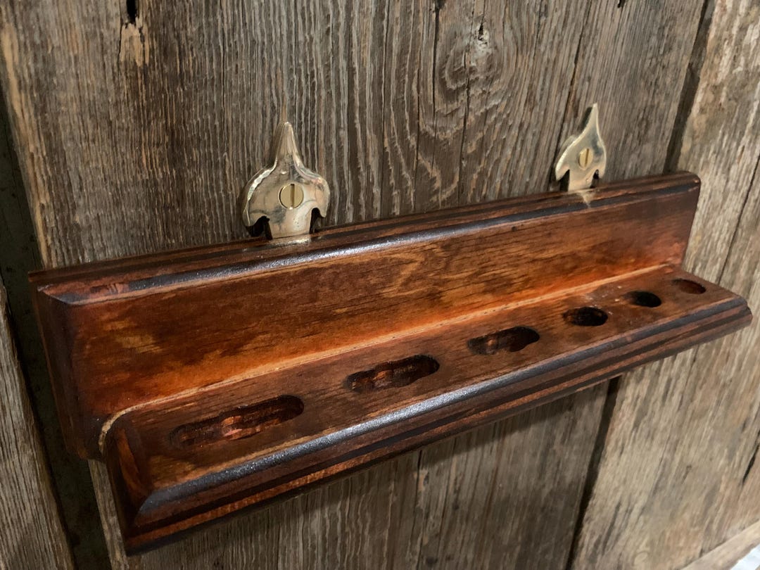 Handcrafted Wood Chisel Holder With Brass Mounts Durable & Secure ...