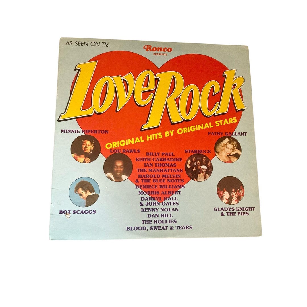 VTG Love Rock Lou Rawls Boz Scaggs Ronco Record Lp Album - Etsy