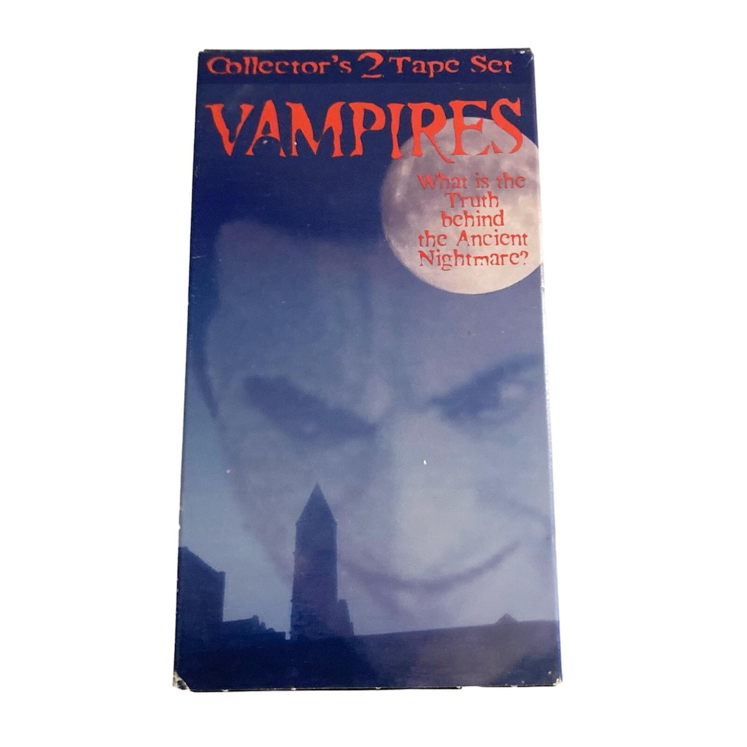 Vampires VHS 1994 the Truth Behind the Ancient Nightmare? Two Tape - Etsy