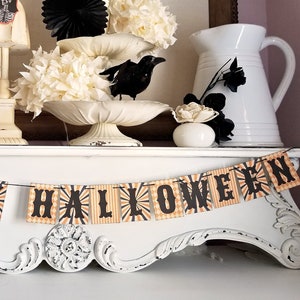 Halloween Banner, Vintage Halloween Decor, Retro Halloween, Halloween ...