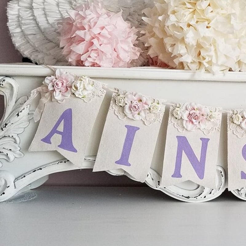 Girls Name Banner - Etsy
