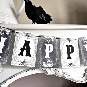 Halloween Banner, Vintage Halloween Garland, Vintage Halloween Decor ...